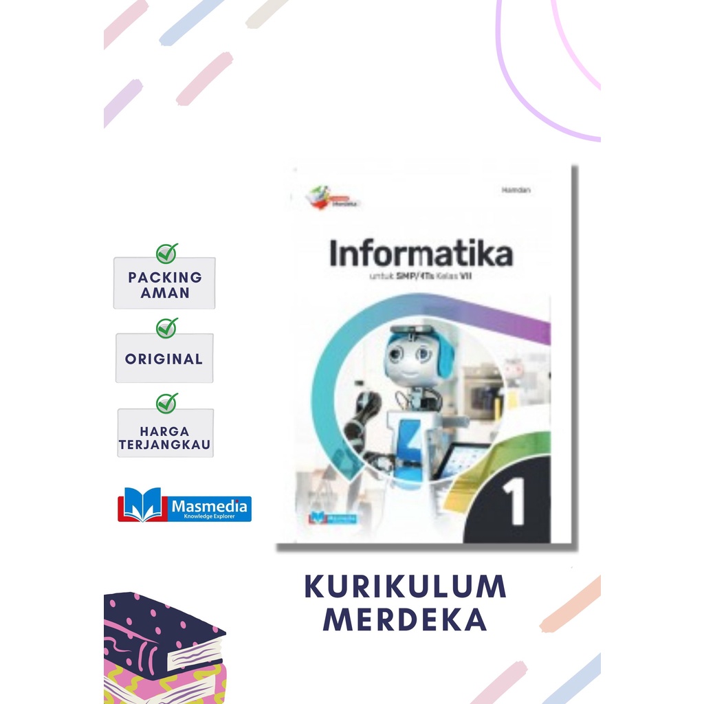 Jual Buku Informatika SMP/MTs kelas 7 Kurikulum Merdeka Masmedia | Shopee Indonesia