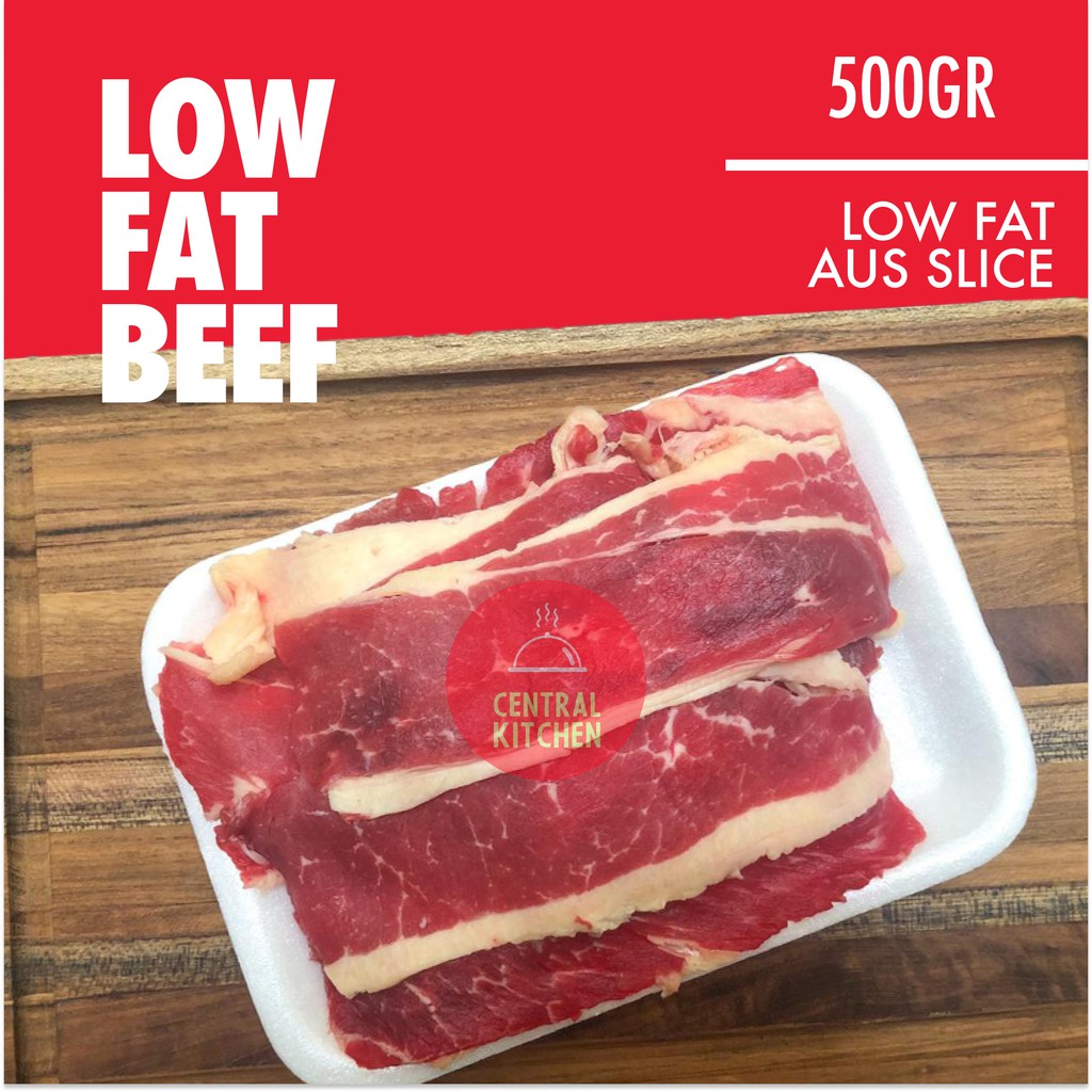 Jual Daging Sapi AUS Low Fat Slice Beef Sukiyaki Yakiniku Shabu Shabu ...