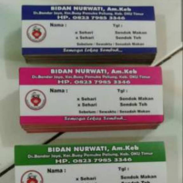 Jual Stiker Etiket Label Obat Ukuran 4x8 Cm | Shopee Indonesia