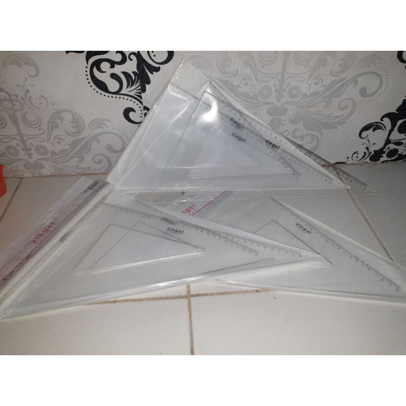 Jual ROTRING ZIEGEL TRIANGEL SET (ISI 2) 23/33 // PENGGARIS SEGITIGA ...