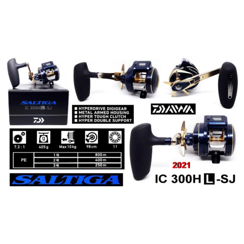 Jual Daiwa Saltiga IC 300HL-SJ ( 2021 ) | Shopee Indonesia