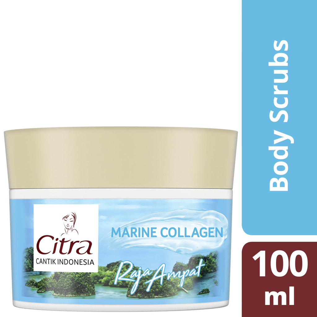 Jual Citra Marine Collagen Body Scrub 100 Ml | Shopee Indonesia