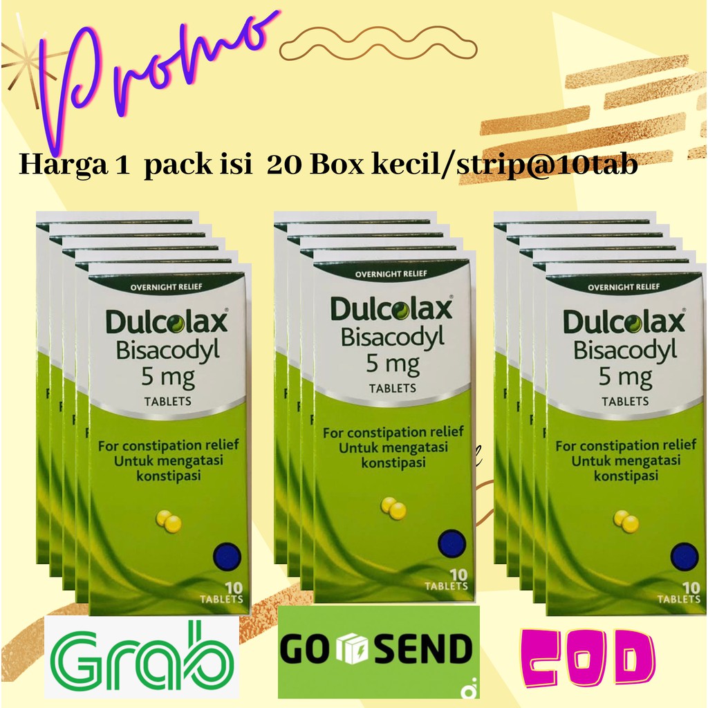 Jual DULCOLAX TAB ISI 10S | Harga Per Pack besar isi 20 strip @10 ...