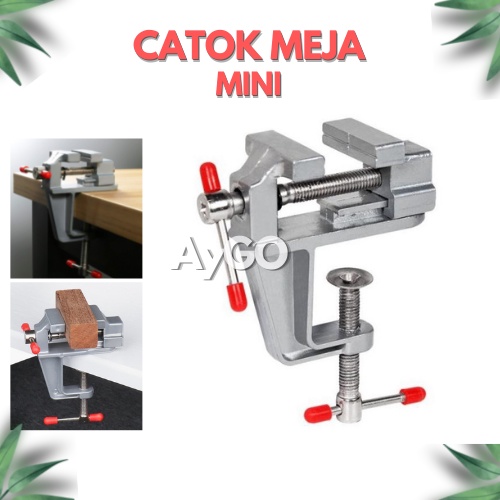 Jual MINI CLAMP / CATOK MEJA / RAGUM / MINI BENCH VISE | Shopee Indonesia