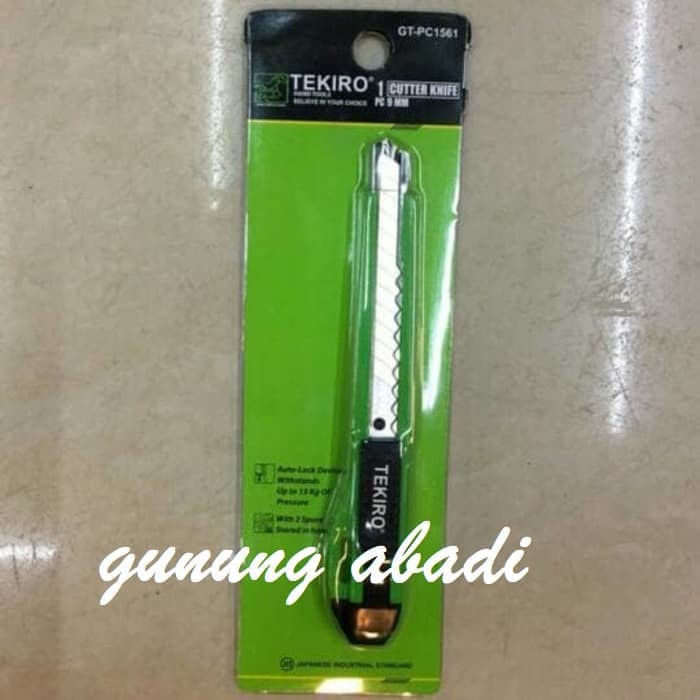 Jual Pisau Cutter 9mm Tekiro (Knife Cutter) | Shopee Indonesia