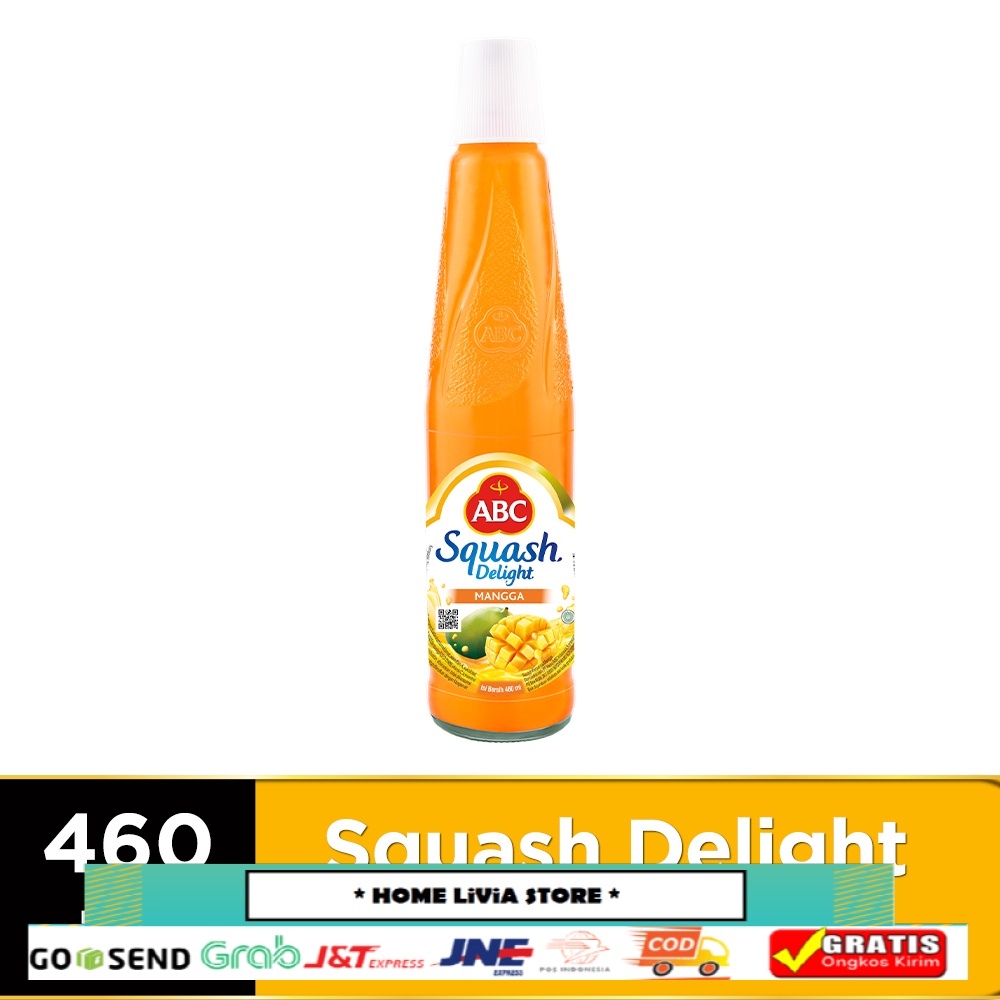 Jual ABC Sirup Squash Delight Mangga 460 ml | Shopee Indonesia