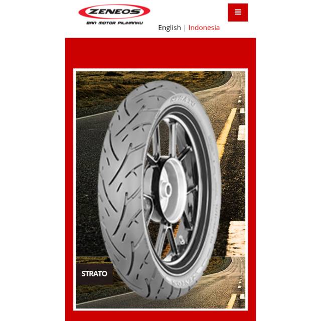 Jual BAN ZENEOS STRATO 80/80-14 TUBELESS | Shopee Indonesia