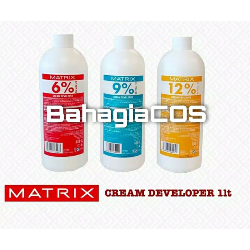 Jual Matrix Cream Developer 1000ml / Oxydant / Peroxide / Campuran Cat ...