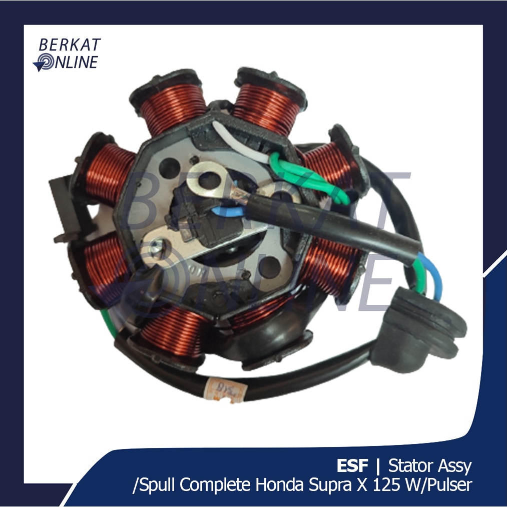 Jual ENR Stator Assy/Spull Complete Honda Supra X-125 W/Pulser | Shopee Indonesia