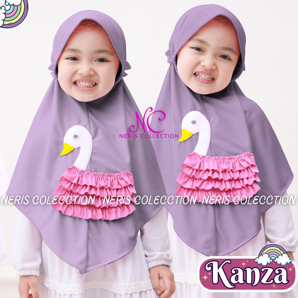 Jual Bergo Anak Kanza Duck / Hijab Anak TK Kekinian / Hijab Anak TK ...