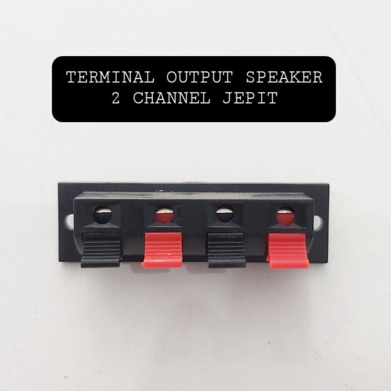 Jual Terminal Jepit Speaker 4 pin SEDANG Out | Shopee Indonesia