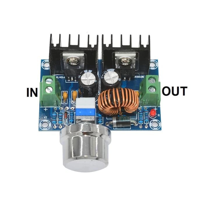 Jual XL4016 DC Step Down Buck Converter Module PWM Adjustable 8A 200W Modul | Shopee Indonesia