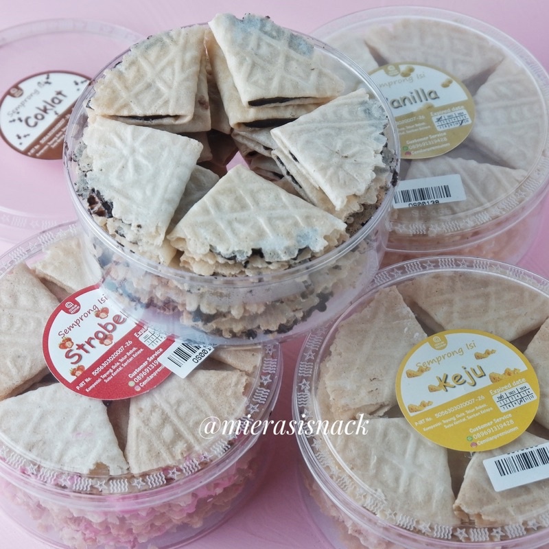 Jual Kue Semprong TOPLES | Semprong isi | Semprong Lumer | Kue Renyah ...