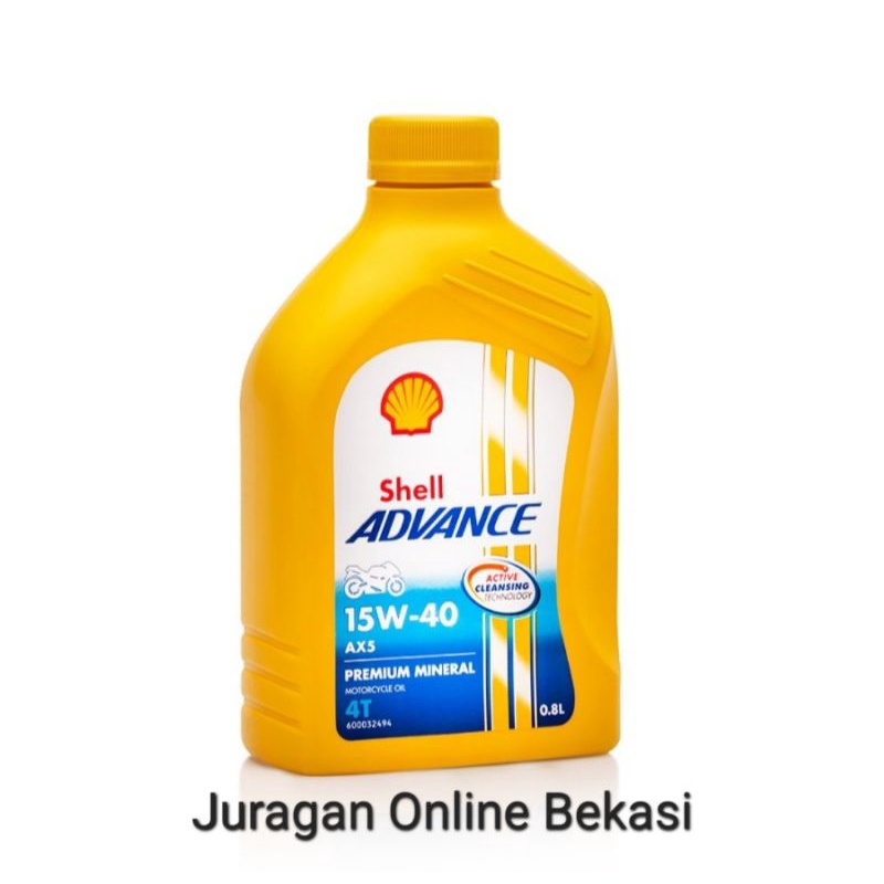Jual Olie Shell AX5 15W-40 0,8L Untuk Honda Supra,Revo,dll | Shopee Indonesia