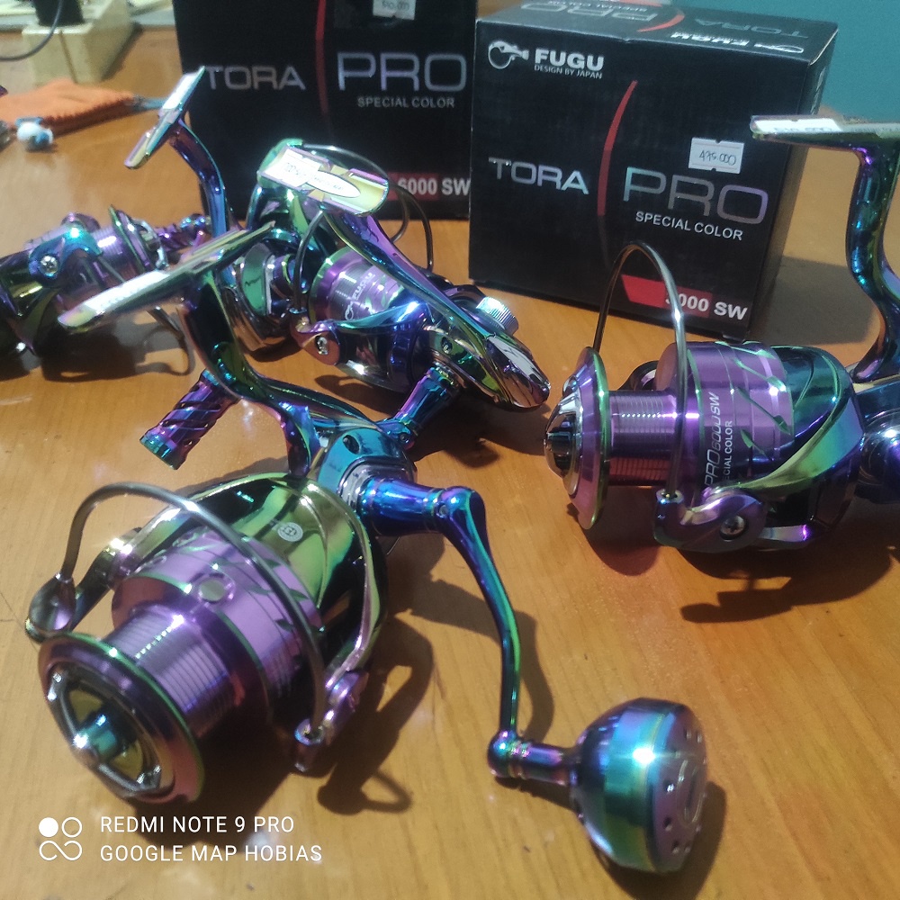 Jual Reel Pancing Fugu Tora Pro Special Color 1000. 2000. 3000. 4000 ...