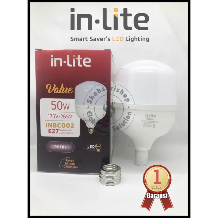 Jual Lampu Led Capsule In Lite Value 50W 50 W Watt Inbc002 Putih Bergaransi | Shopee Indonesia