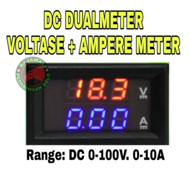 Jual VOLTMETER AMPERE METER DIGITAL VOLT METER DC | Shopee Indonesia