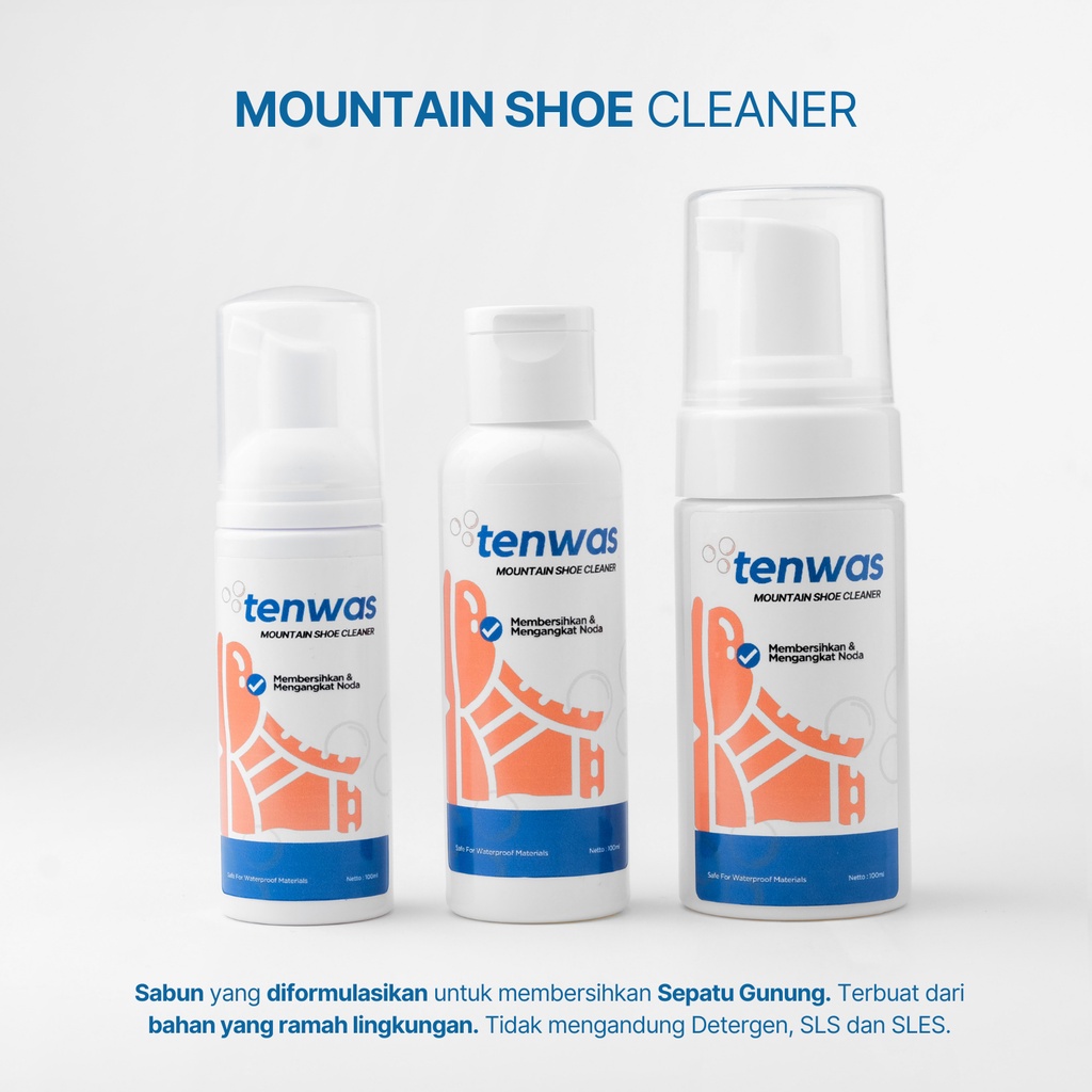 Jual TENWAS MOUNTAIN SHOE CLEANER Sabun Pembersih Sepatu Gunung Outdoor ...
