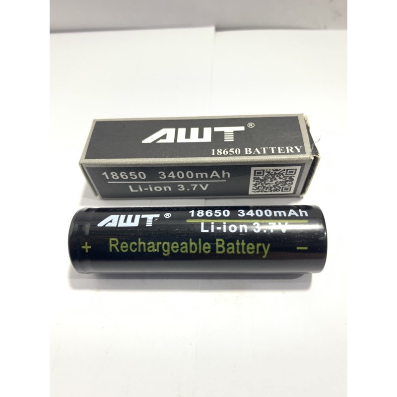 Jual BATERAI CAS AWT 3.7V 3400mAh 18650 BATTERY BATERAI BATRAI CAS ...