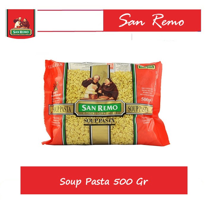 Jual San Remo Soup Pasta 500 Gr | Shopee Indonesia
