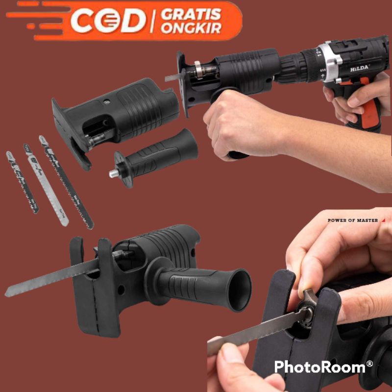 Jual Adapter bor electrik Konektor Modifikasi Bor Listrik Tangan Jadi ...