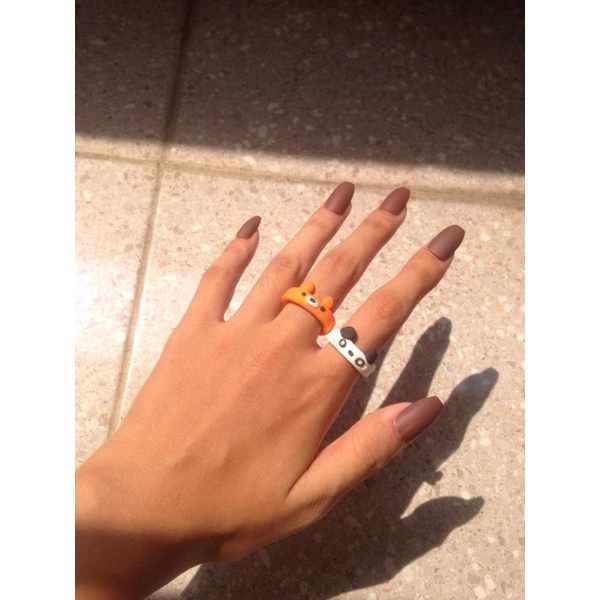 Jual GLOSSY ANIMAL CLAY RINGS [BACA DESKRIPSI!!] | Shopee Indonesia