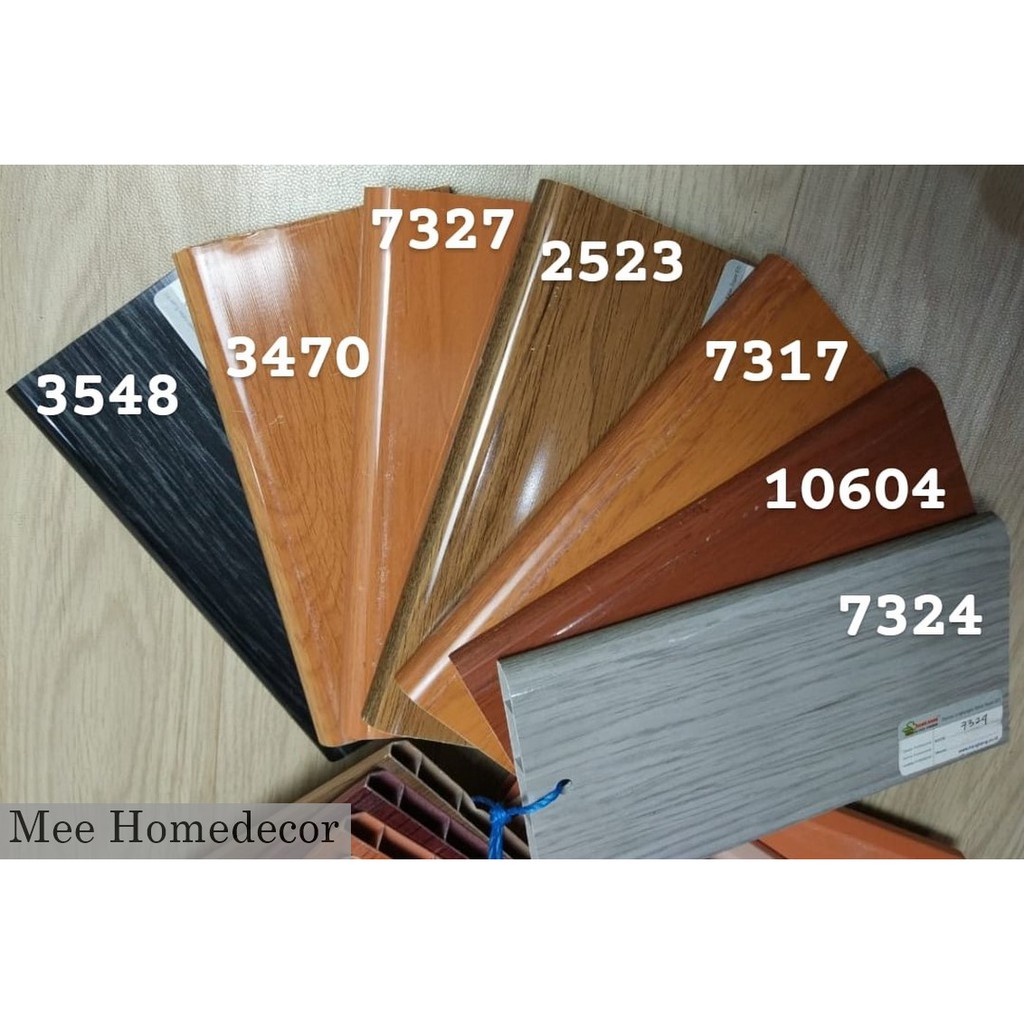 Jual Plint Lantai Kayu bahan PVC List Plin Original Kualitas Premium ...