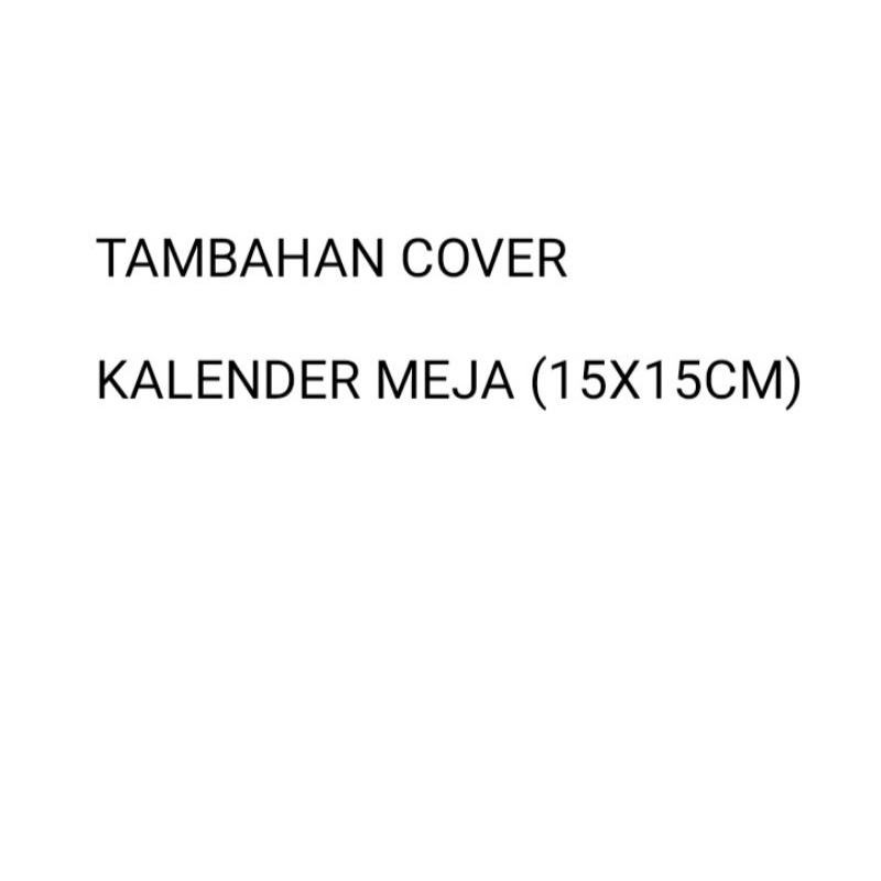 Jual tambahan cover kalender meja | Shopee Indonesia