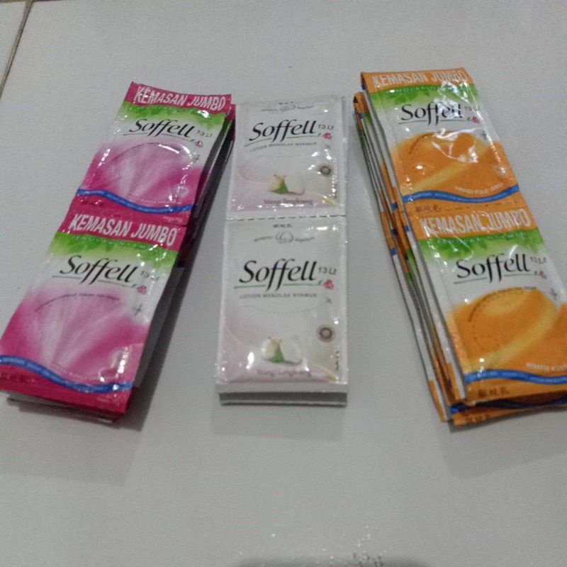 Jual Soffell anti nyamuk 1 renceng isi 12 sachet | Shopee Indonesia