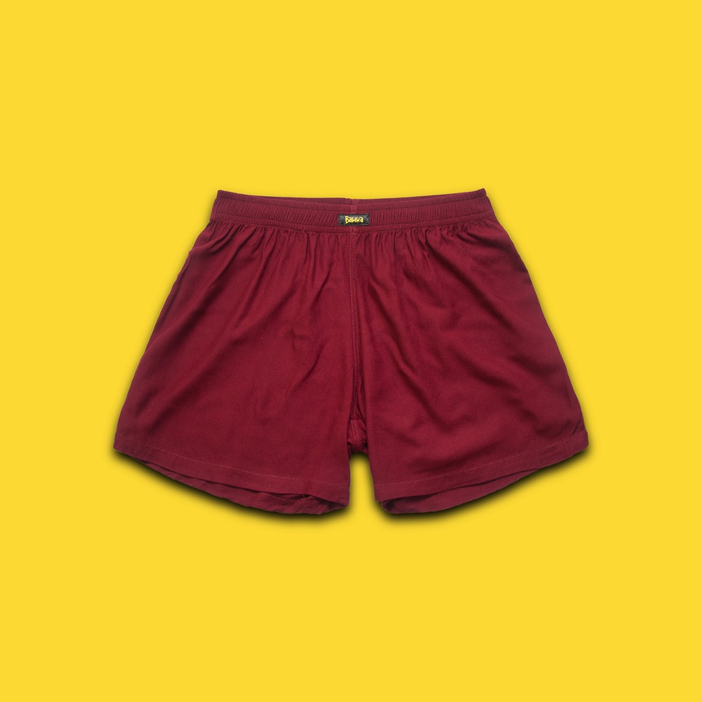 Jual Bawwa Original - Boxer TURU Maroon | REBAHAN Series | Celana Boxer ...