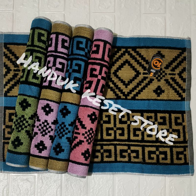 Jual Keset Handuk Motif Original HSH 40x60 Keset Original | Shopee ...