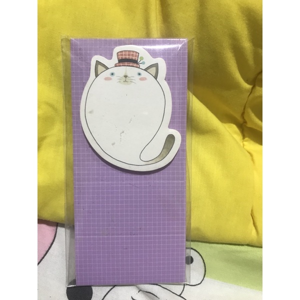 Jual STICKY NOTE CAT KUCING KOREA ORIGINAL MEMO STATIONERY | Shopee ...
