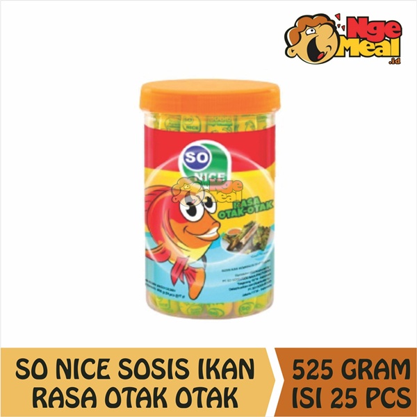 Jual SO NICE Sosis Ikan Rasa Otak Otak ( isi 24 + 1 pcs ) | Shopee ...