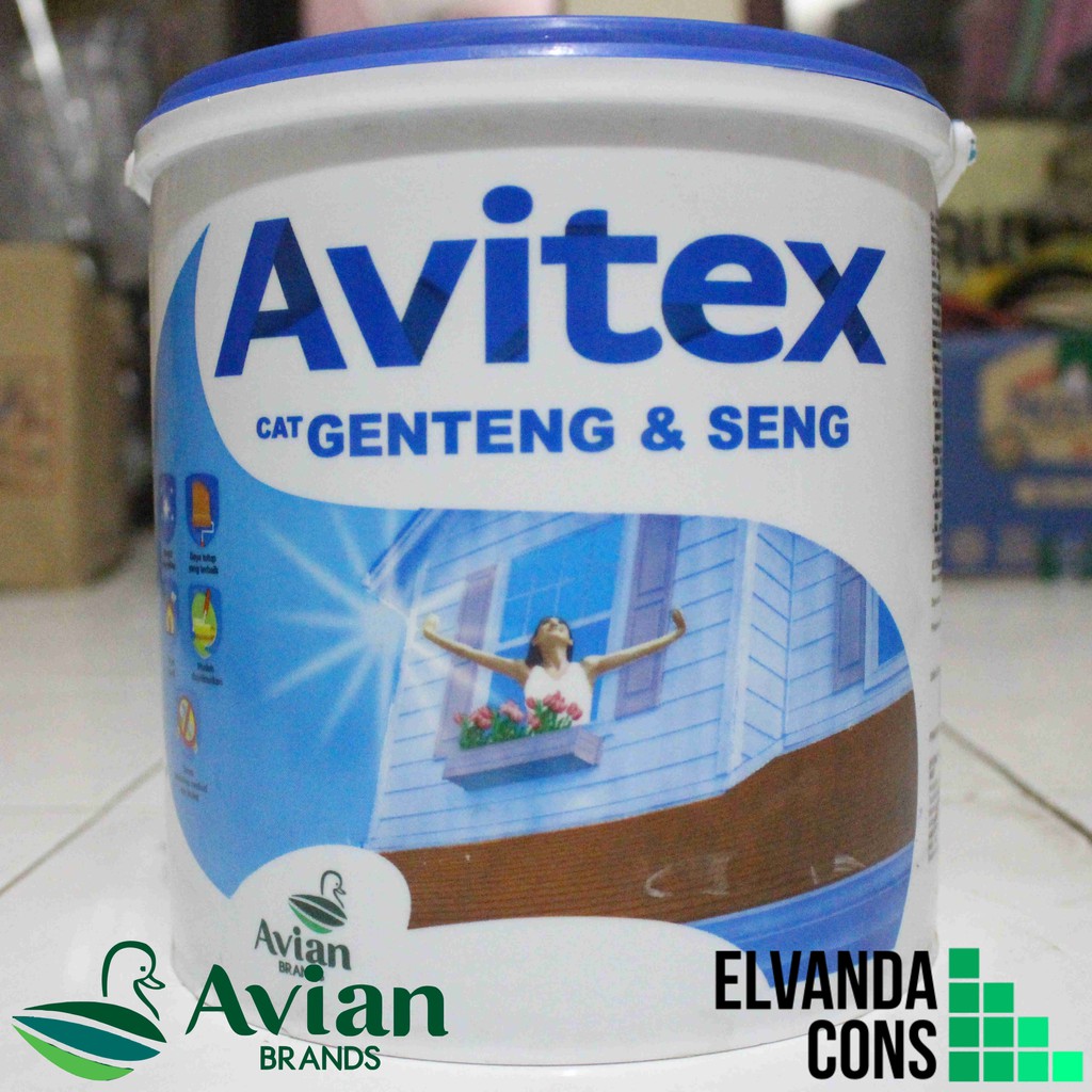 Jual AVITEX Cat Genteng dan Seng Avitex Roof Avian/Cat Paving dan Beton ...