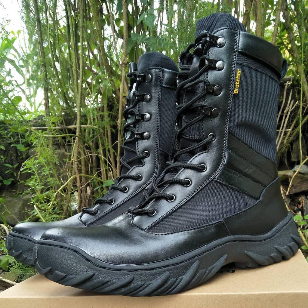 Jual SEPATU PDL BROTRHER MODEL/TYPE MAMBA KULIT ASLI SEPATU PDL TNI ...