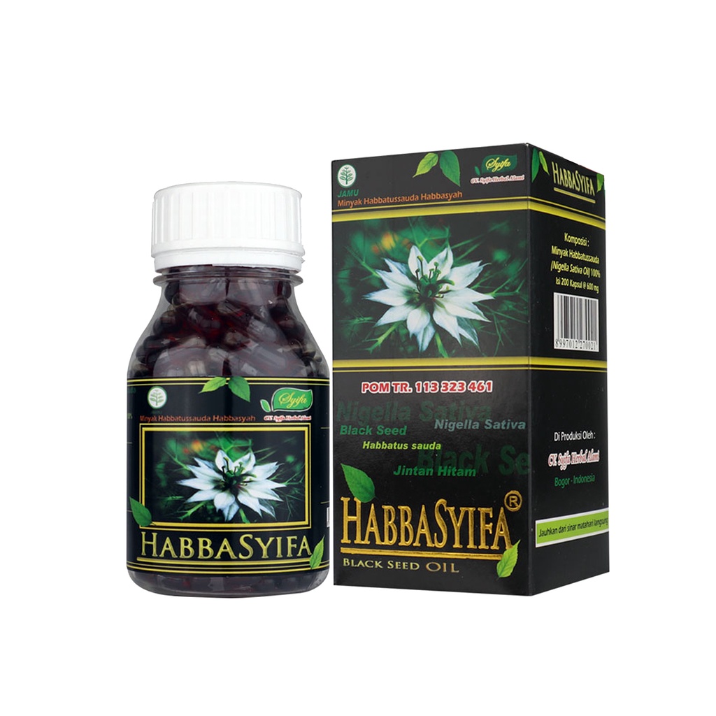 Jual habbatussauda habbasyifa isi 200 kapsul untuk daya tahan tubuh ...
