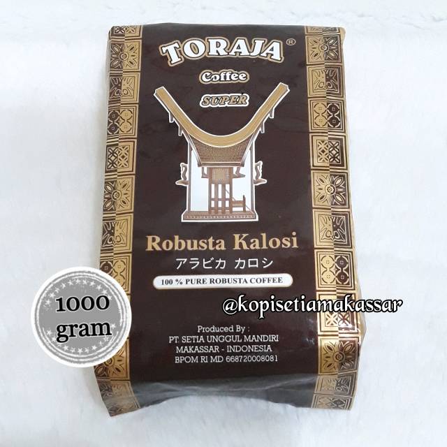 Jual Kopi Toraja Robusta Kalosi 1 kg | Shopee Indonesia