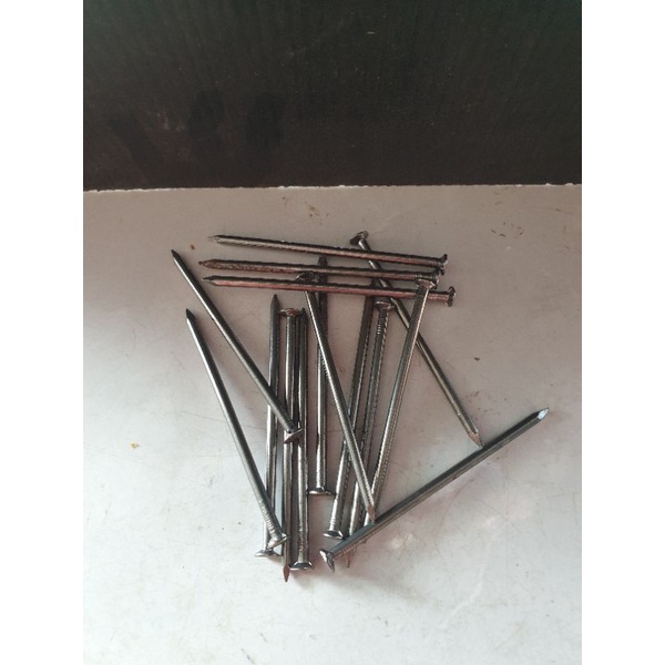 Jual Paku kayu ukuran 4" = 10 cm , merk panda , berat 100 gram | Shopee ...