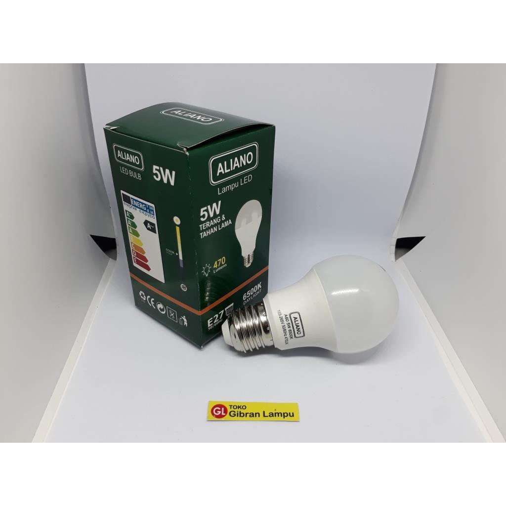 Jual Lampu LED Aliano 5w - Bohlam LED Bulb 5 Watt - Lampu LED Murah Bagus | Shopee Indonesia