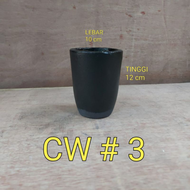 Jual Crucible grafid kowi untuk lebur emas tembaga kuningan ukuran 3kg ...