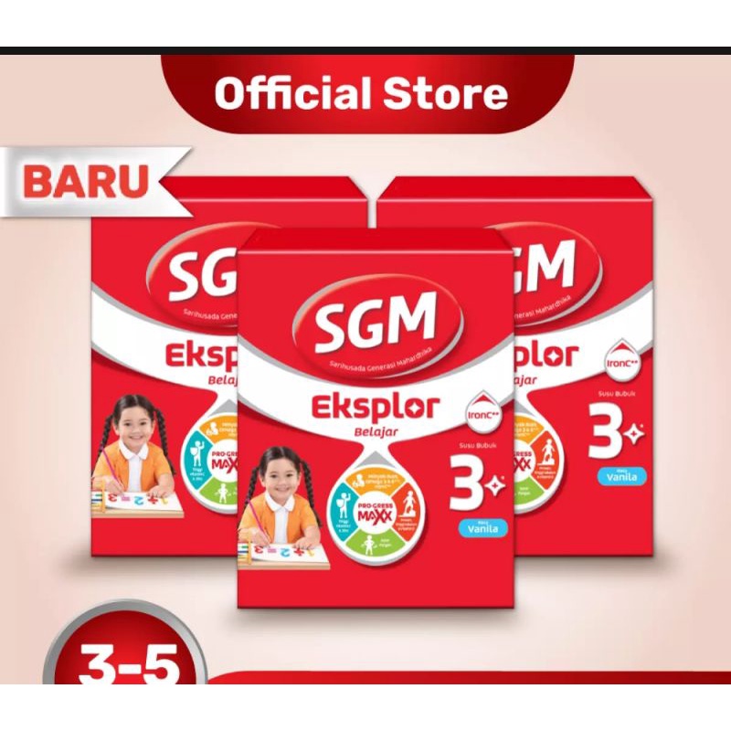 Jual Sgm 3 + madu,3+coklat,3+vanila 900gr | Shopee Indonesia