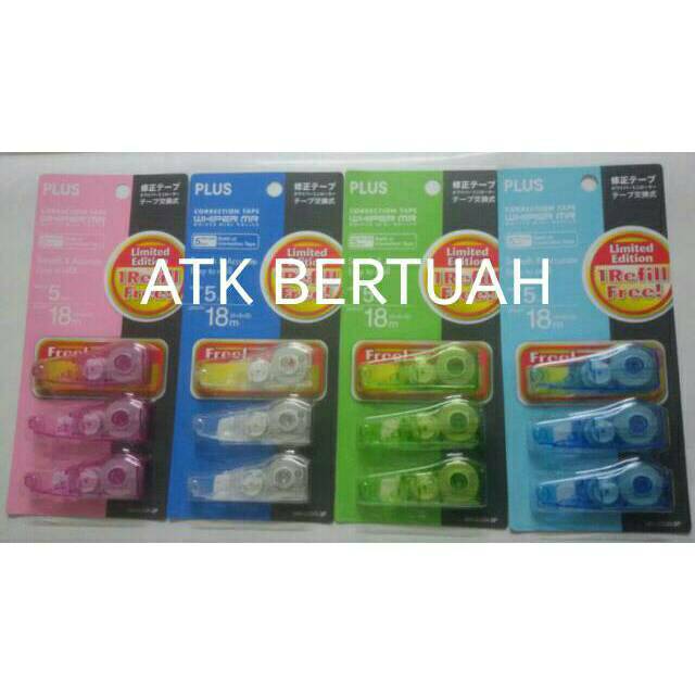 Jual 1 REFIL ISI ULANG TIP EX KERTAS ROLL KERING PITA KOREKSI ...