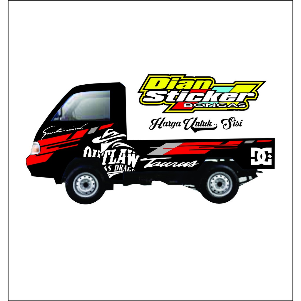 Jual sticker body mobil pick up elegant | Shopee Indonesia