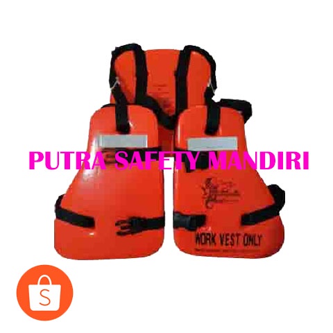 Jual LIFE JACKET WORK VEST SEAHORSE PVC BUSA AQUAFOAM PELAMPUNG MARINE ...