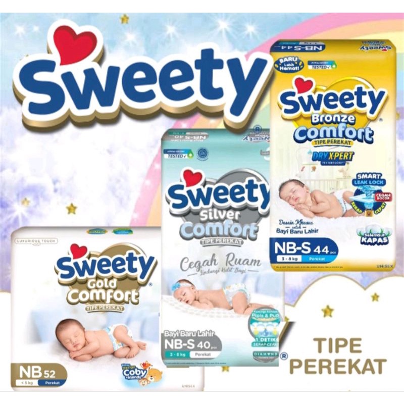 Jual SWEETY COMFORT NEWBORN (perekat) | Shopee Indonesia
