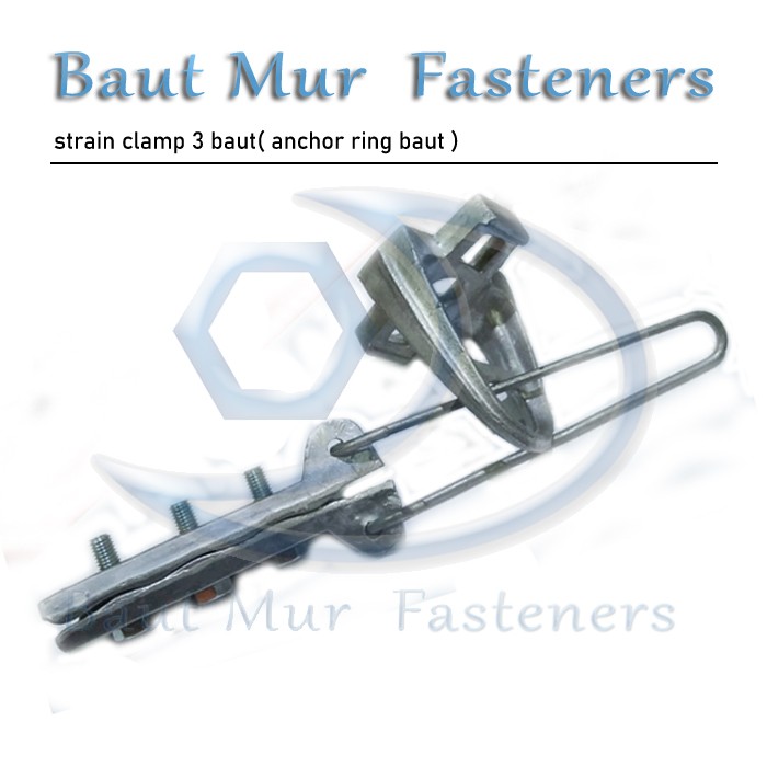 Jual STRAIN CLAMP 3 BAUT - ANCHORING 3 BAUT | Shopee Indonesia