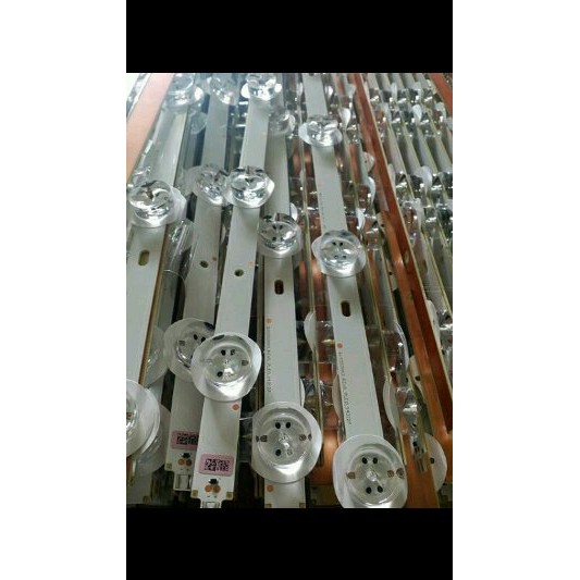 Jual lampu led backlight 3v 6 kancing cekung universal panjang nya 50cm ...