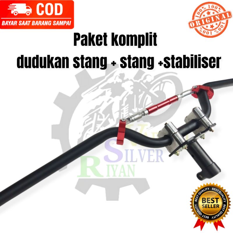 Jual Adaptor Dudukan Stang Plus Stang Cb150r Plus Stabilizer Stang Pnp ...