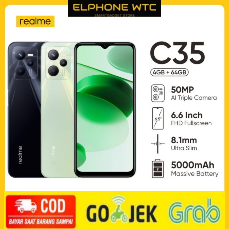 Jual Realme C35 Ram 4GB Internal 64GB Realme C35 4/64 Baru Garansi ...