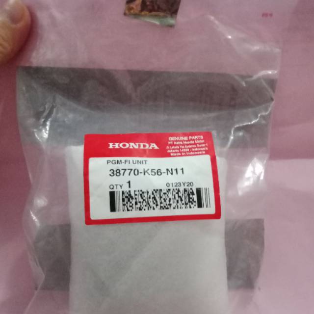 Jual ECU CDI ECM SUPRA GTR 150 ORIGINAL ORI ASLI HONDA AHM 38770-K56 ...